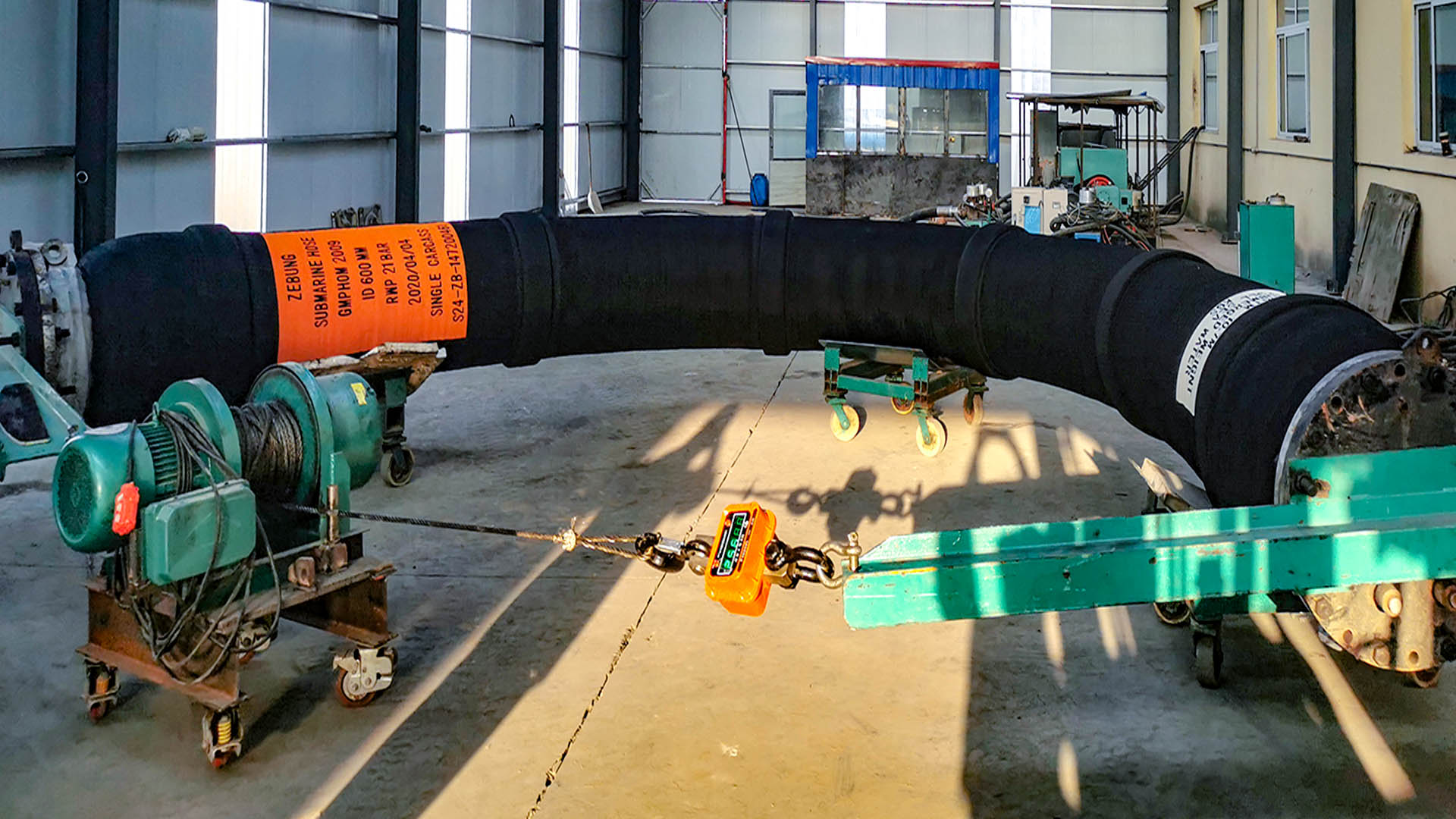 Submarine Mainline Hose with Float Collars (Single Carcass)